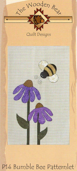 Bumble Bee Patternlet Embroidery File – Laser Cut Quilt Kits